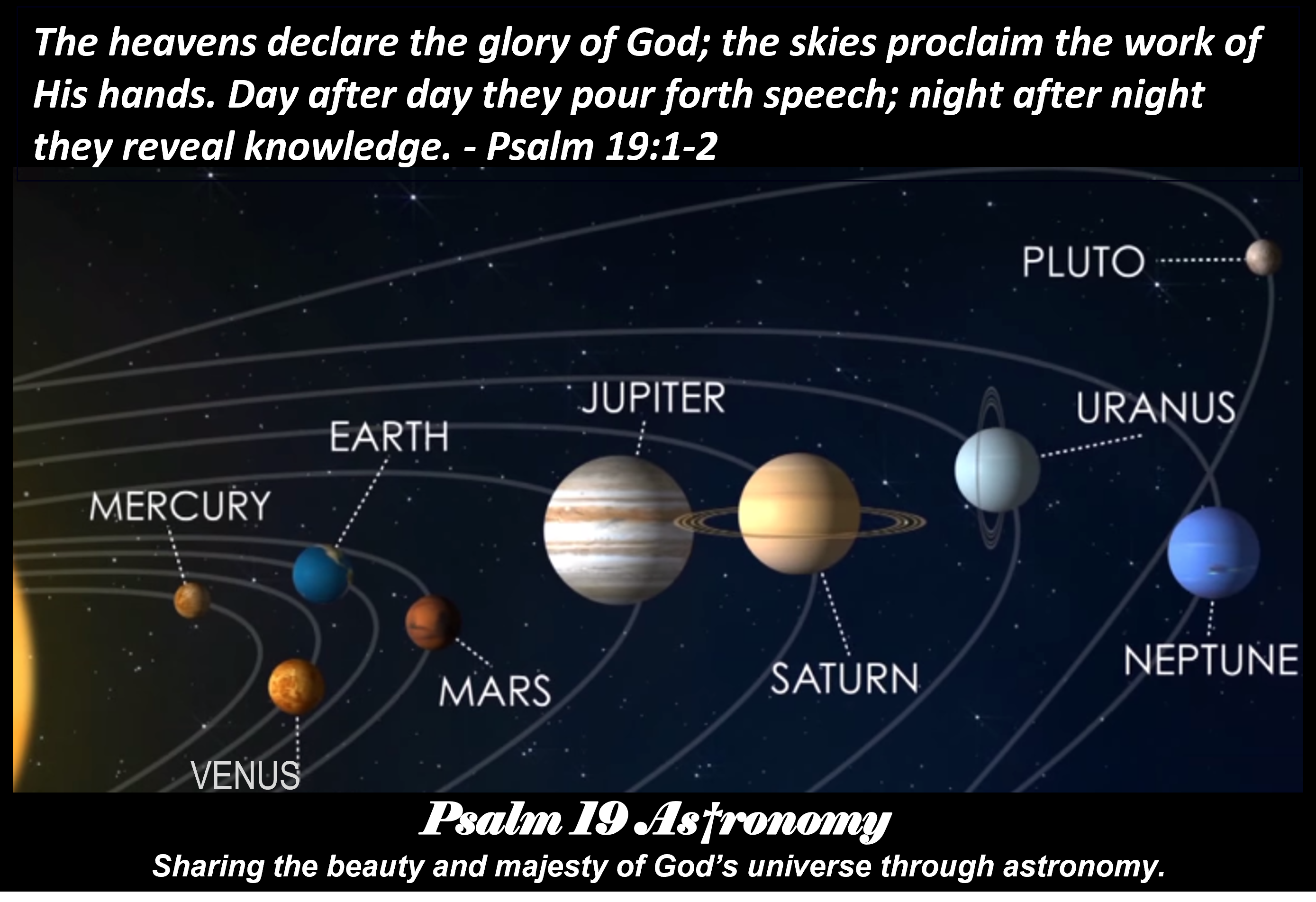 Thank God For … – Psalm 19 Astronomy Society